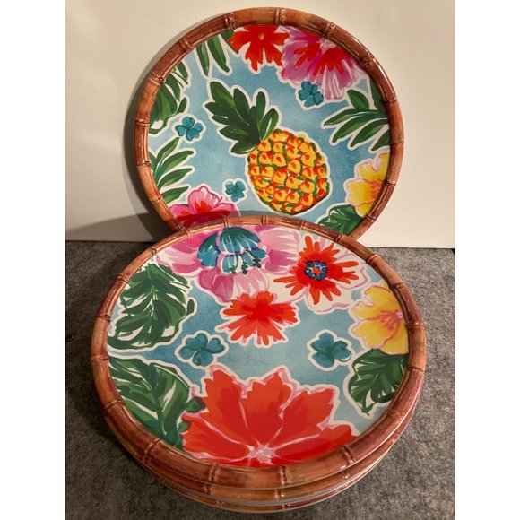 Sur La Table | Dining | Set Of 7 Sur La Table Bamboo Edged Melamine 9 ...